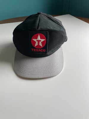 texaco snap back hat cap black service station adjustable | eBay