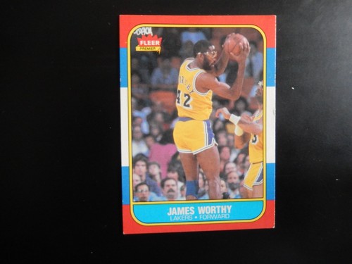1986-87 Fleer James Worthy Rookie Lakers #131 & Lewis Lloyd #65 | eBay