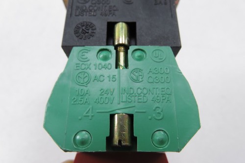 Automation Direct ECX-1050 Lamp Holder, ECX-1030 Contact Block (2) w ...