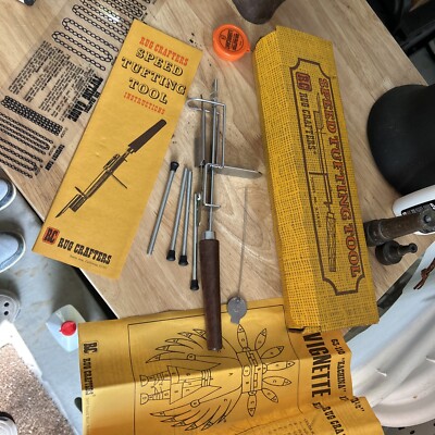 Speed Tufting Tool Rug Crafters. Legs For Frame. Perfect! | eBay