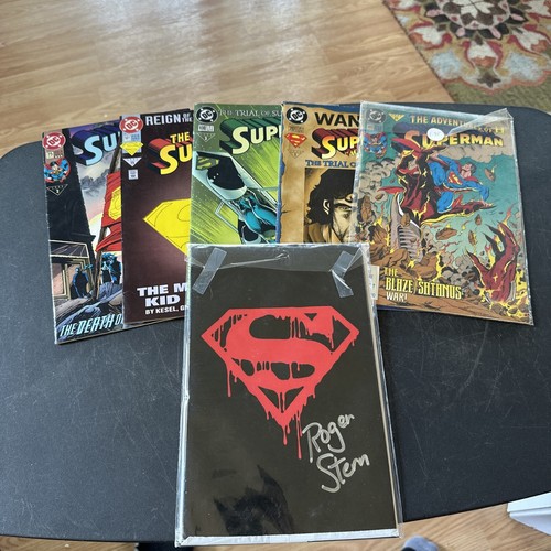 Superman, 1992+ DC Comics Death And Trial of Superman - 1 Signed By ...