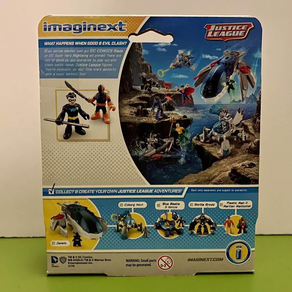 IMAGINEXT NIGHTWING & SLADE DEATHSTROKE FIGURE SET DC COMICS TARGET ...