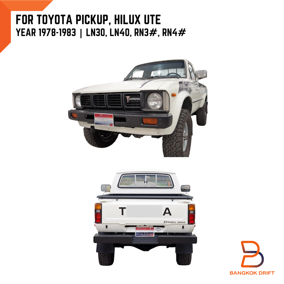REAR BODY TAIL GATE GREY PRIMER FOR TOYOTA HILUX PICKUP RN30 RN40 LN35 ...