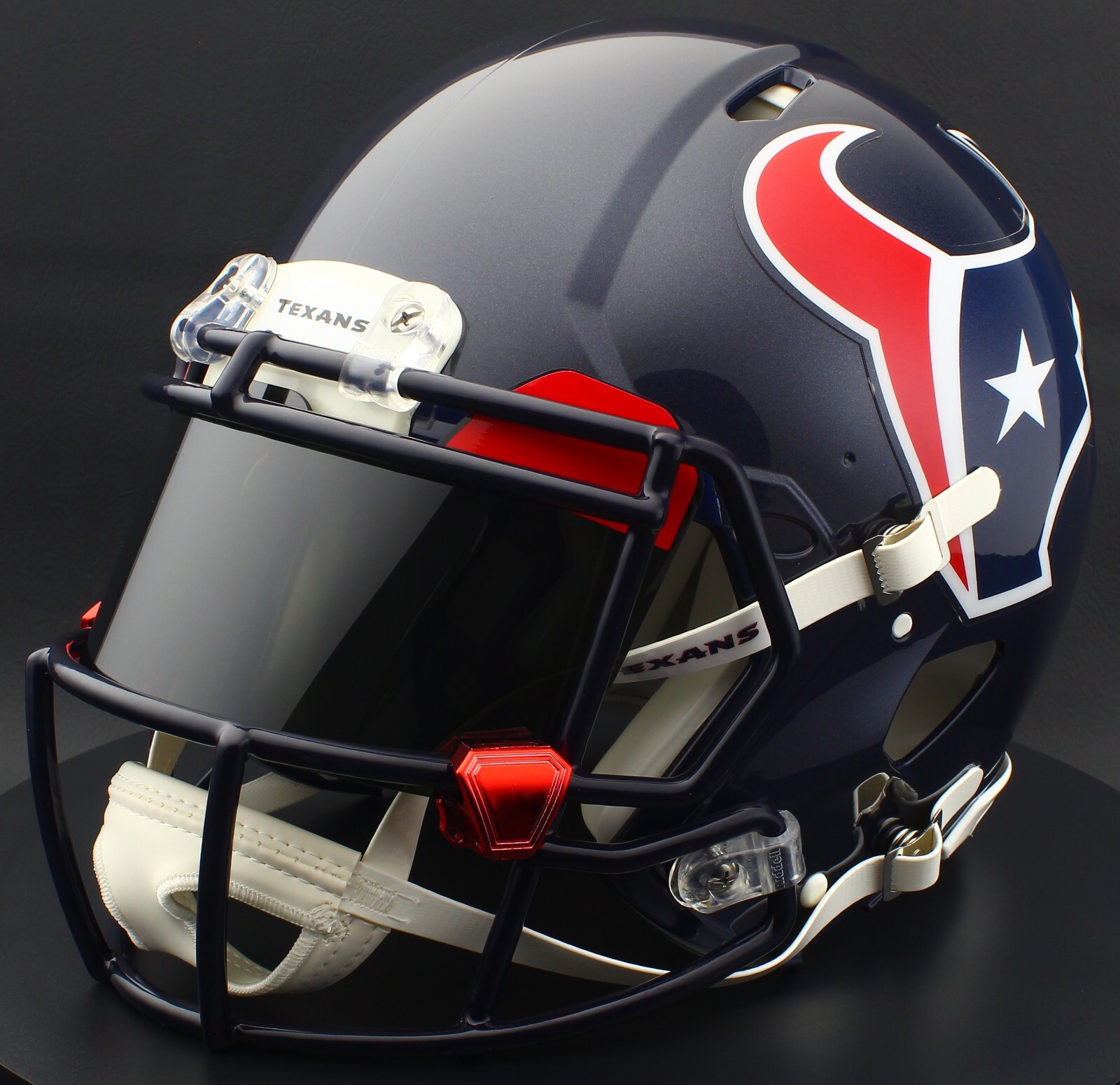 HOUSTON TEXANS NFL Gameday REPLICA Football Helmet w/ Eye Shield Visor ...