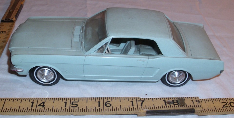 AMT 1965 FORD MUSTANG NOTCHBACK HARDTOP PROMO CAR MODEL 1:25 IN BLUE | eBay
