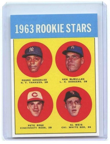 Reprint 1963 Topps Pete Rose Rookie Stars REPRINT card #537 | eBay