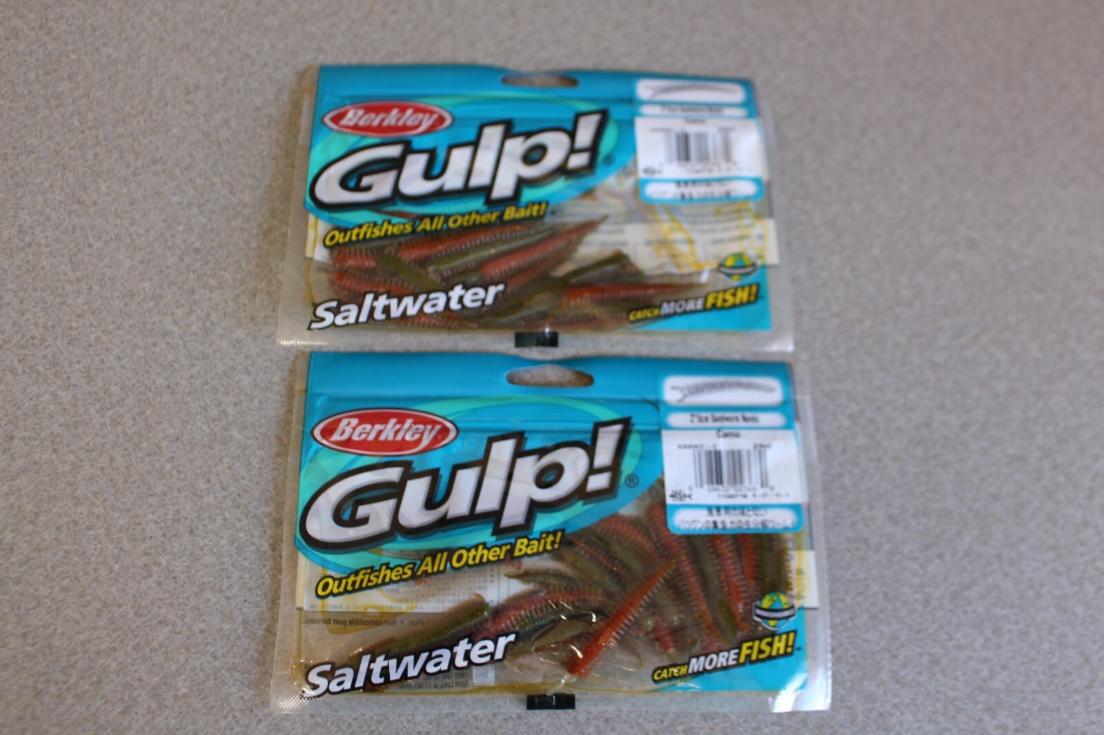 2 New Packs of Berkley Saltwater Gulp 2" Sandworms, 24 Count Packs | eBay