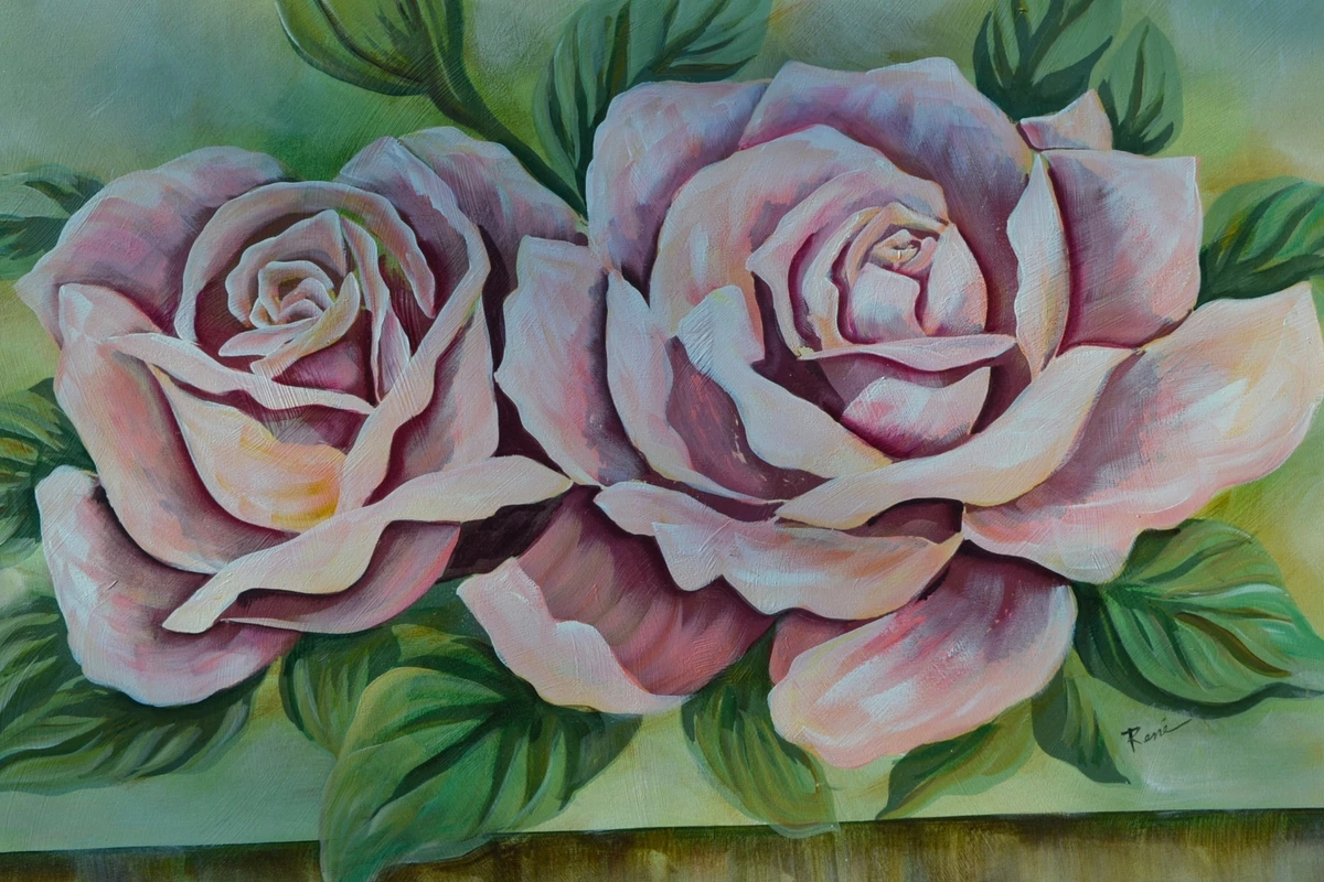 Rene Paintings Flowers