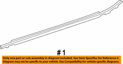 75730-78011 Toyota Moulding assy, rear door belt, rh 7573078011, New ...
