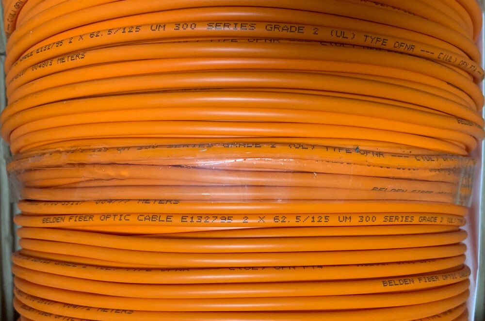 Belden Fiber Optic Cable e132795 2x62.5/125 UM 300 - 1000ft Spool | eBay