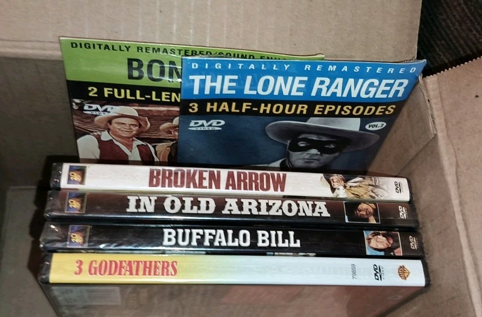 22 JOHN WAYNE OLD CLASSIC WESTERNS DVD Movies TV Episodes New & Used ...