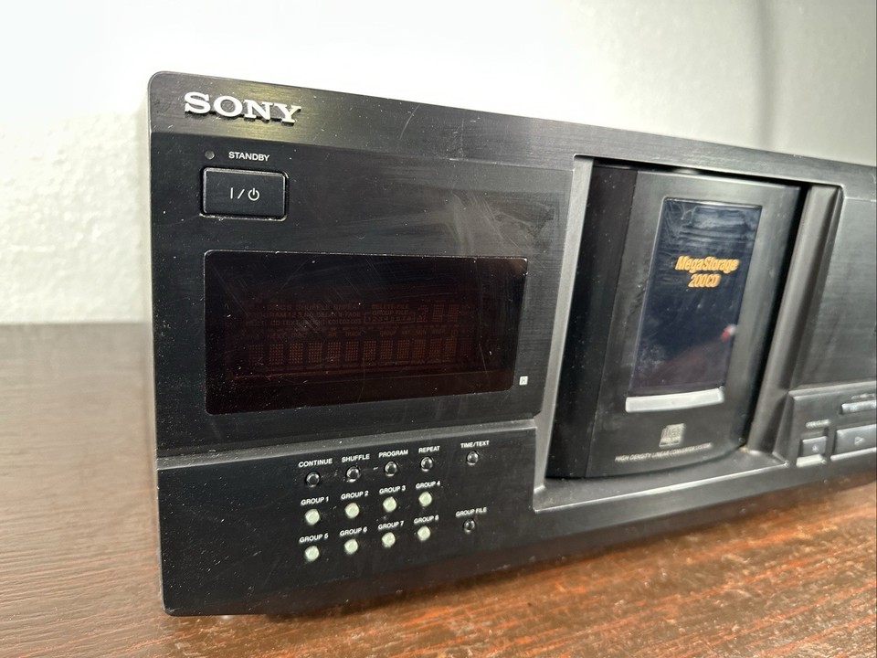 Sony CD Player CDP-CX235 Digital Mega Storage 200-Disc CD Carousel ...