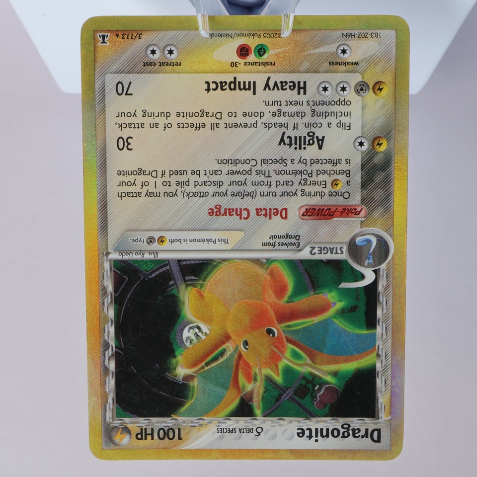 Pokemon TCG - Dragonite (Delta Species) 3/113 Delta Species Holo Rare ...