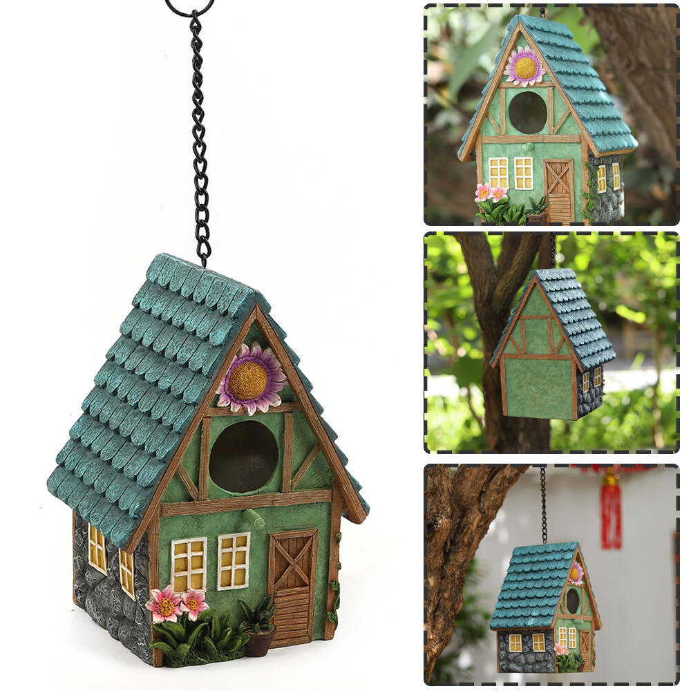 Rustic Painted Bird Houses