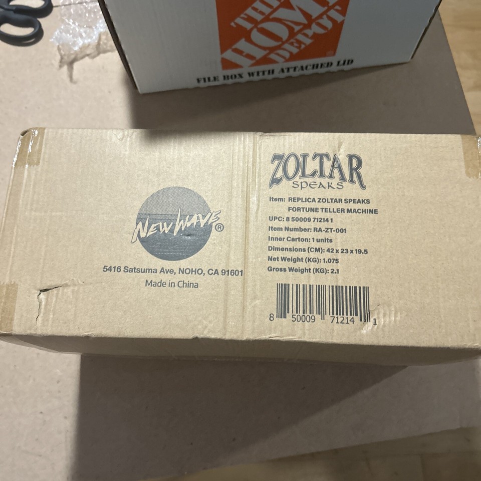 Zoltar Speaks Mini Fortune Teller Machine Magic Trick Mentalism Bizarre ...