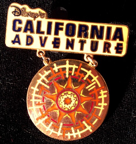 Disney California Adventure Sun Wheel Logo Pin DCA | eBay