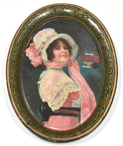 EARLY ORIGINAL Vintage Drink Coca Cola Coke Soda Pop Advertising Tip ...