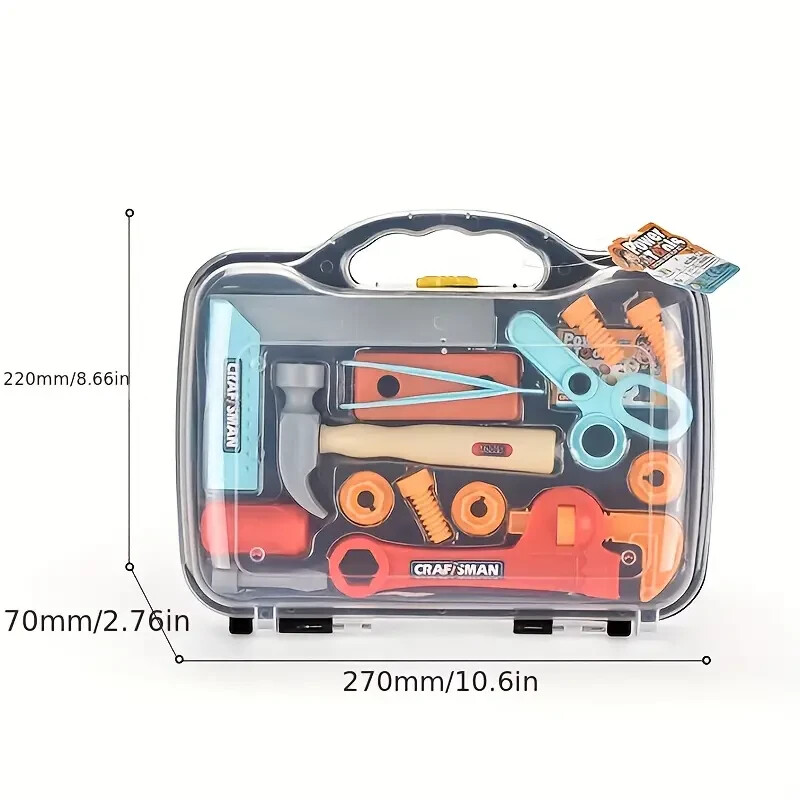 New Children's Tool Box Disassembly And Assembly Engineering Storage ...