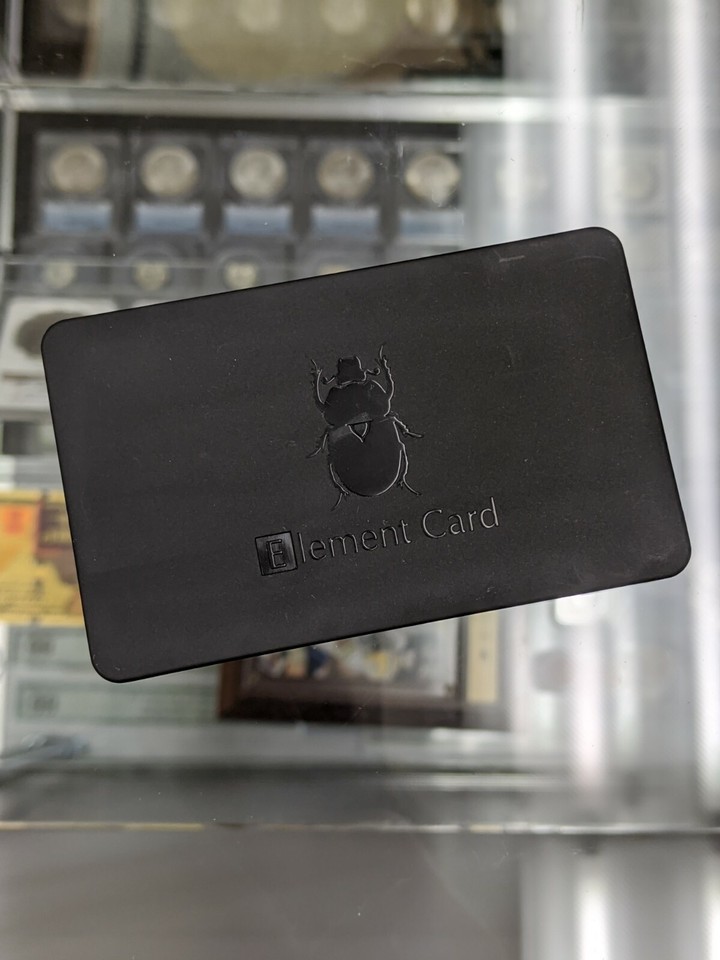 Element Card Silver Gold Bar Coin Wallet-Case for 1 Gram Valcambi ...