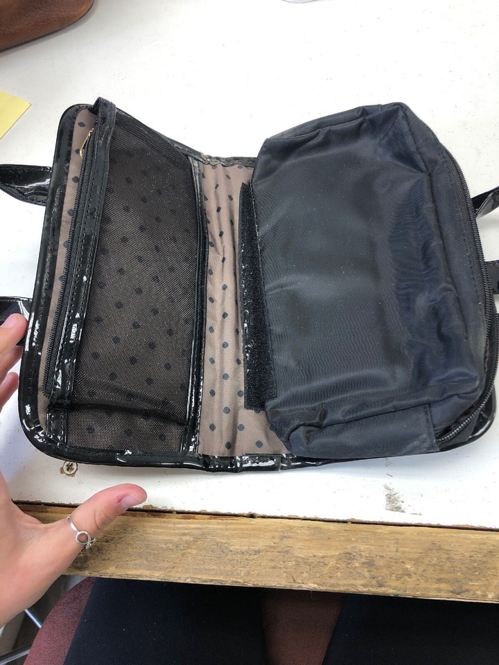 Modella Womens Travel Makeup Bag, Black | eBay