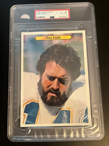1980 Topps SUPER Football #7 - DAN FOUTS - PSA 6 NM - San Diego ...