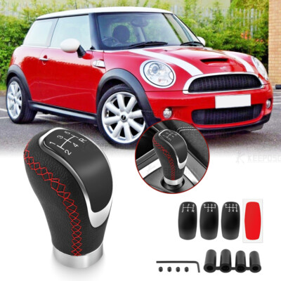 Manual Gear Stick Shift Knob Shifter Lever Head 5/6 Speed For 2008 Mini ...