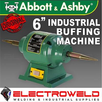 Abbott & Ashby 6" 150mm Buffing Machine Bench Grinder Jewellery Buffer ...