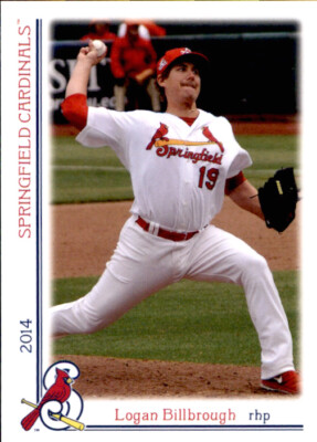 2014 Springfield Cardinals Team Issue #2 Logan Billbrough Miami Florida ...