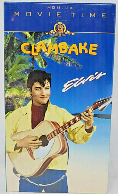 Clambake Elvis Presley VHS SEALED MGM/UA Movie Time Home Video M701054 ...