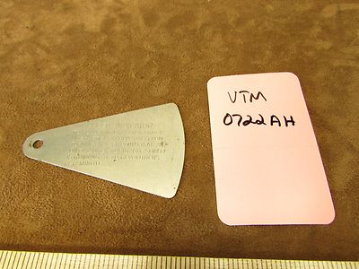 Victor Victrola Phonograph Speed Indicator Cover Plate (0722-AH) | eBay