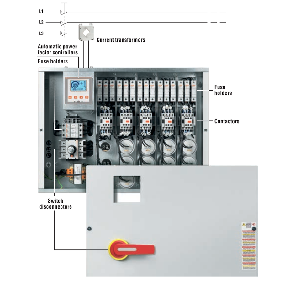 Automatic Power Factor Correction Control Relay 5 Stage Expandable to 8 ...
