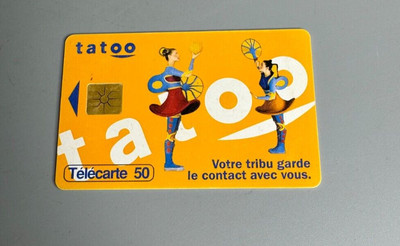 French vintage Telecom - Tatoo - telephone card collectible only ...