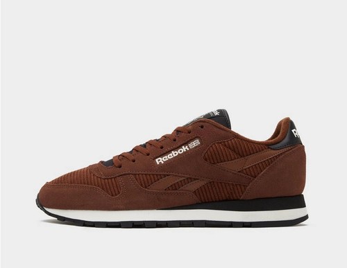 Reebok Classic Leather Men's Trainers in Dark Brown leather | eBay