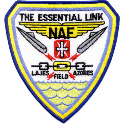 5" NAVY NAVAL NAF LAJES FIELD AZORES PORTUGAL EMBROIDERED PATCH | eBay