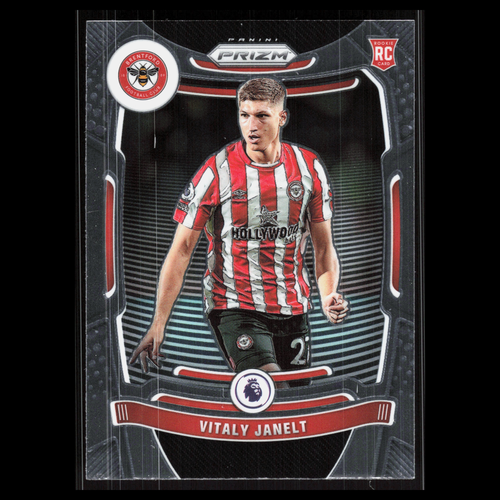 Vitaly Janelt Rookie #144 2021 Panini Prizm Premier League Brentford ...