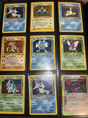 Pokémon Binder Collection Vintage 1st/unlimited & Modern Cards Nm-mp ...