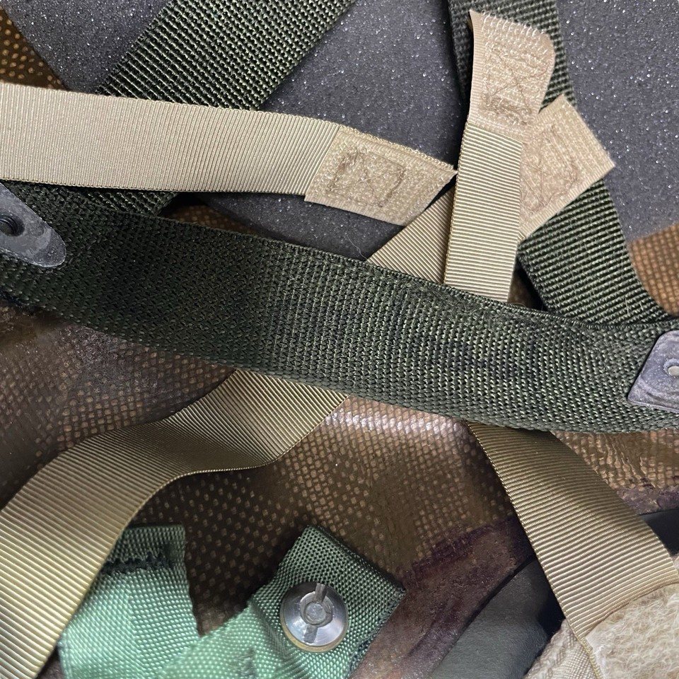 Desert Storm Era US Army Desert Camo PASGT Ballistic Helmet Militaria ...