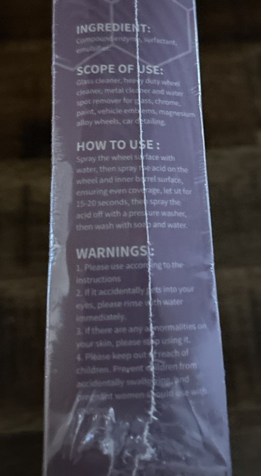 Mad Acid Heavy Duty Wheel Cleaner Two Pack 4oz Each | eBay