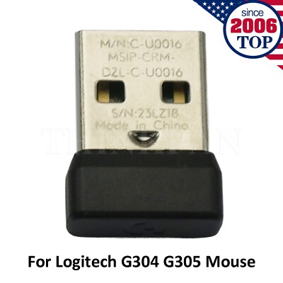 USB Dongle Mouse Receiver Adapter for Logitech G304 / G305 Wireless ...