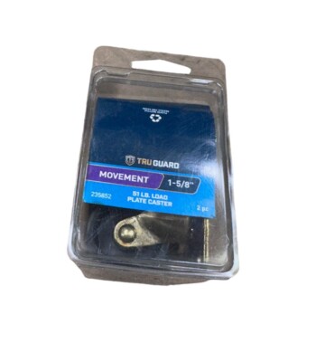 Truguard 235852, 2-Pack 1-5/8" Plate Caster F24405TV **SALE** | eBay