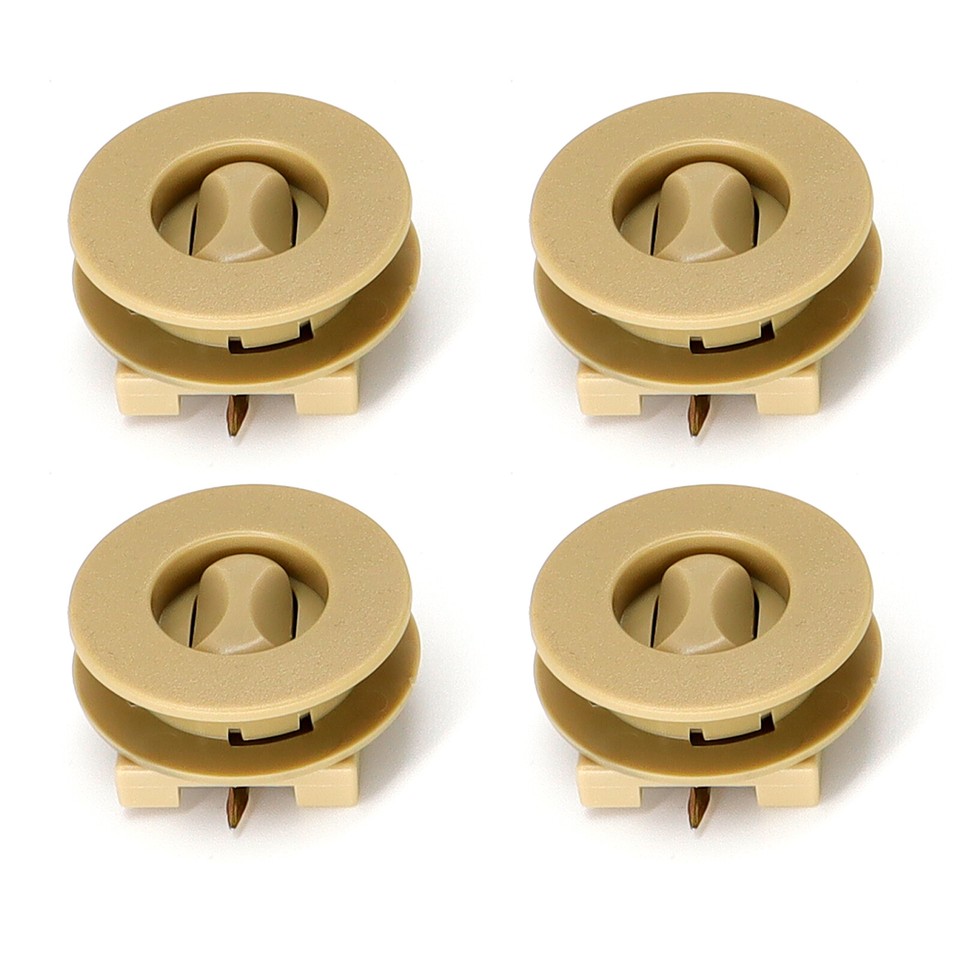 4Pcs Car Floor Holders Beige Clip Floor Mat Fixing Clamp Grips Fastener ...