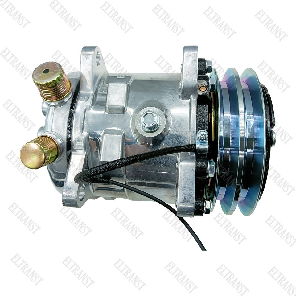 12V Sanden SD5H09 A/C Compressor 345-4547 for Caterpillar 259D 279D ...