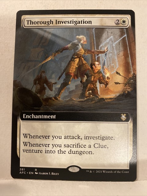 MTG Thorough Investigation Commander: Adventures in the Forgotten ...