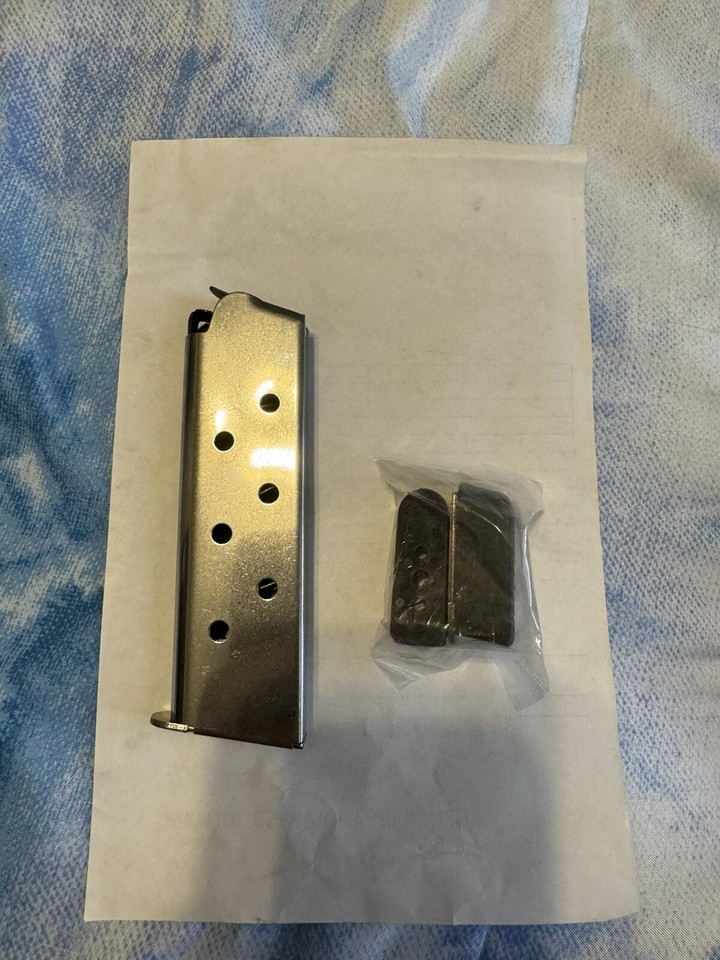 KIMBER 1911, 8 RD STAINLESS MAG MAGAZINE 45 ACP, KIMPRO TAC-MAG NEW ...
