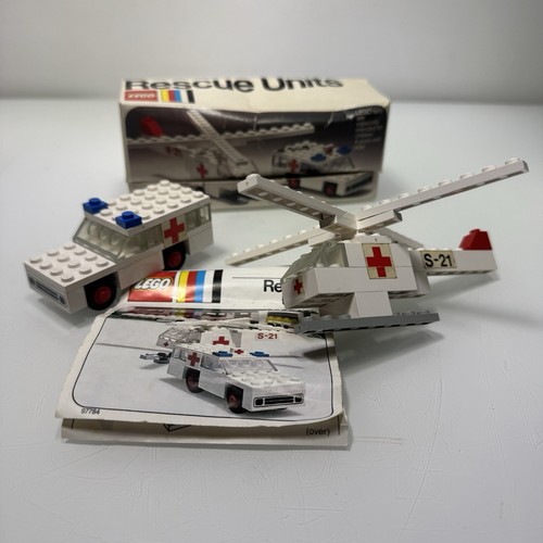 1973 Vintage Lego 460 Rescue Units Missing 2 Pieces w/ Box ...
