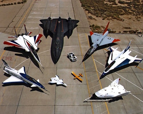 New 8x10 Photo: NASA Research Aircraft, X-31, F-15B, SR-71, F-106 Jet ...