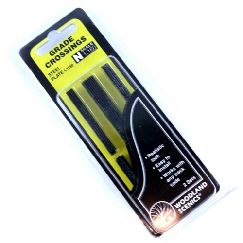 GRADE CROSSING Steel Plate C1150 2 Set N 1:160 Woodland Scenics Model ...