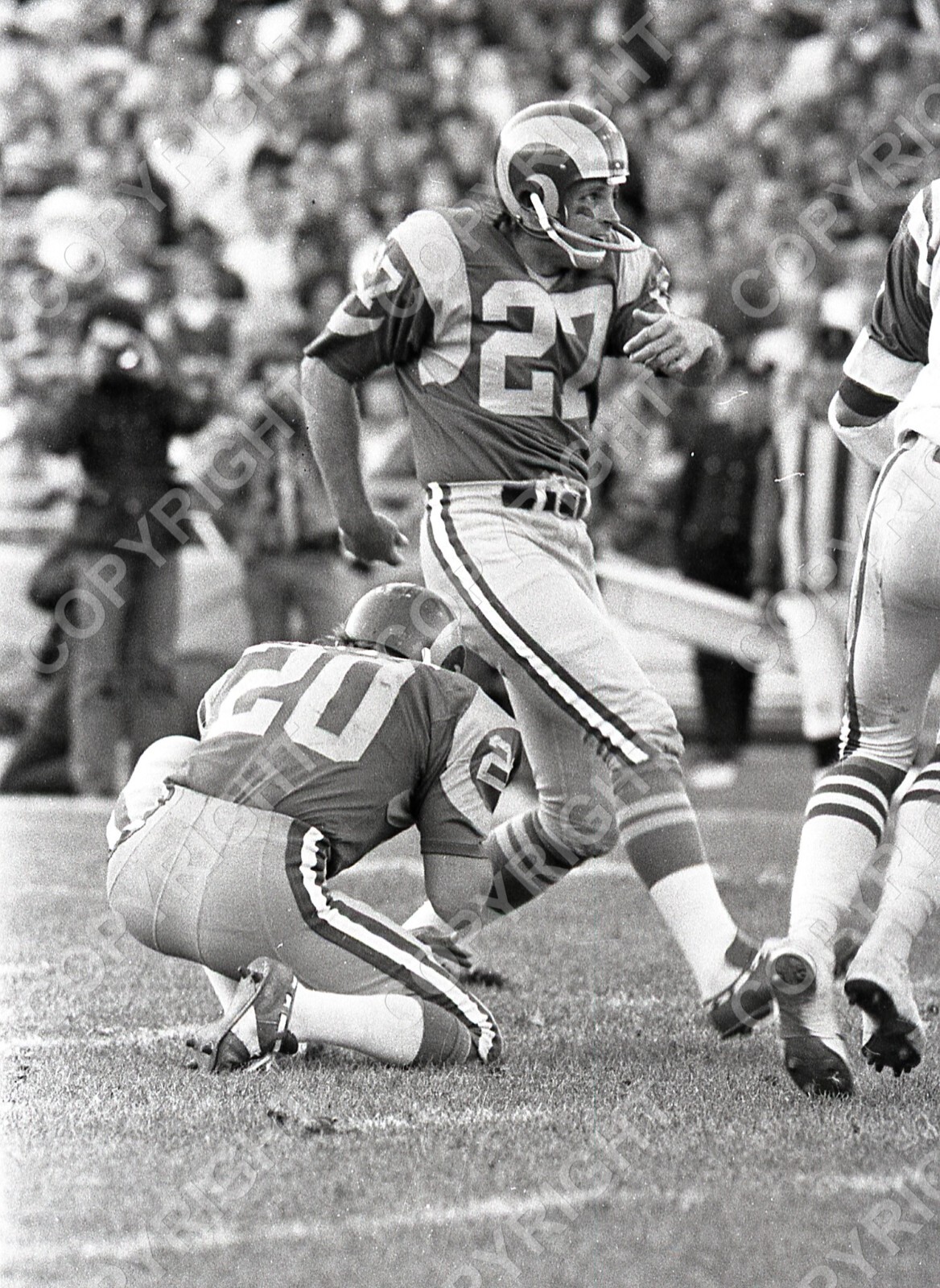 DAVID RAY - LOS ANGELES RAMS - Vintage 35mm Football Negative 7.20a | eBay