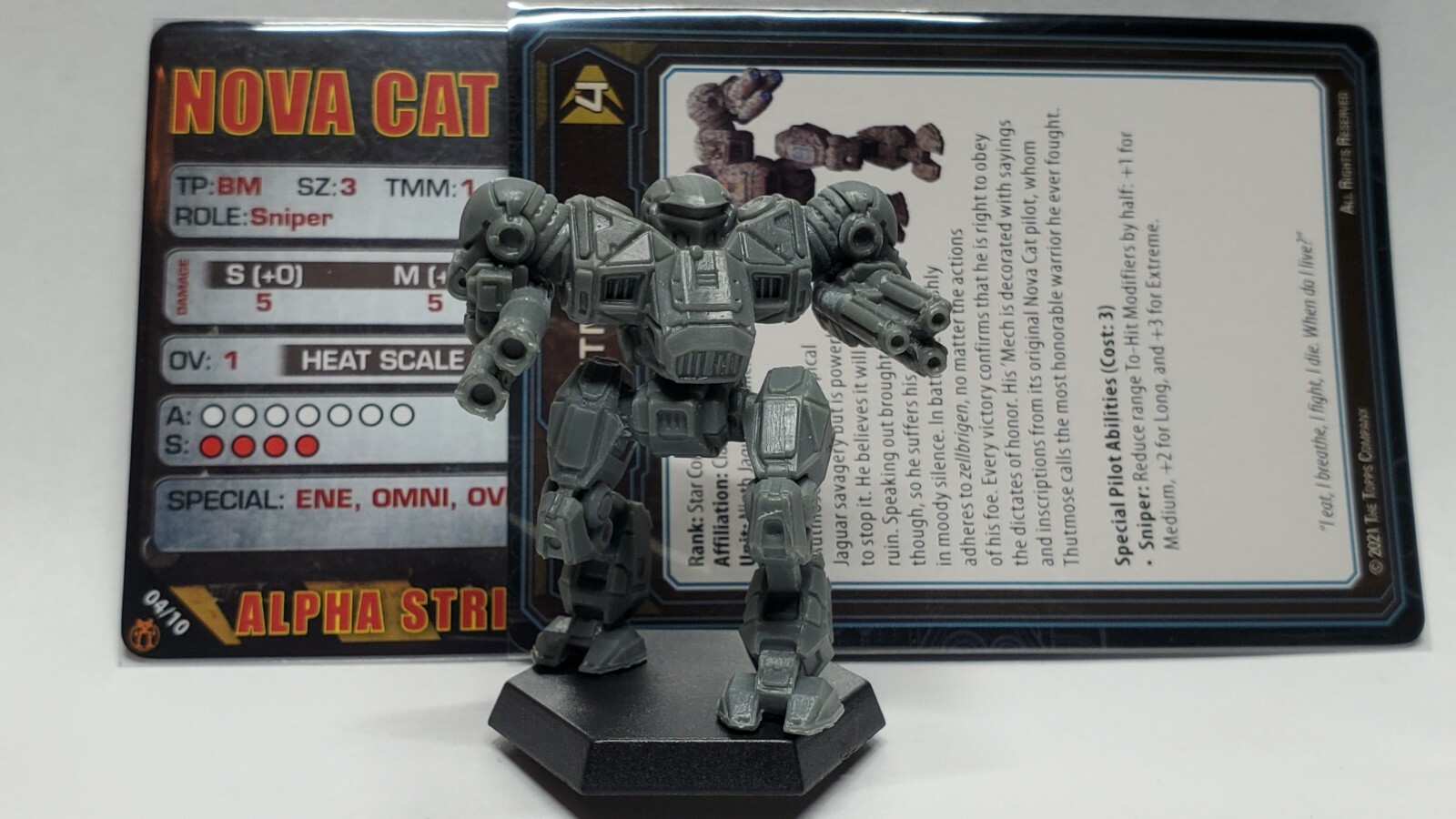 Battletech x1 Nova Cat Clan Force Pack Fire Star Catalyst Game #26 | eBay