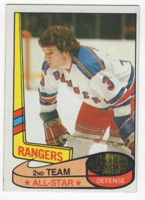 1980-81 Topps Unscratched All-Star Hockey Card #90 Barry Beck - New ...